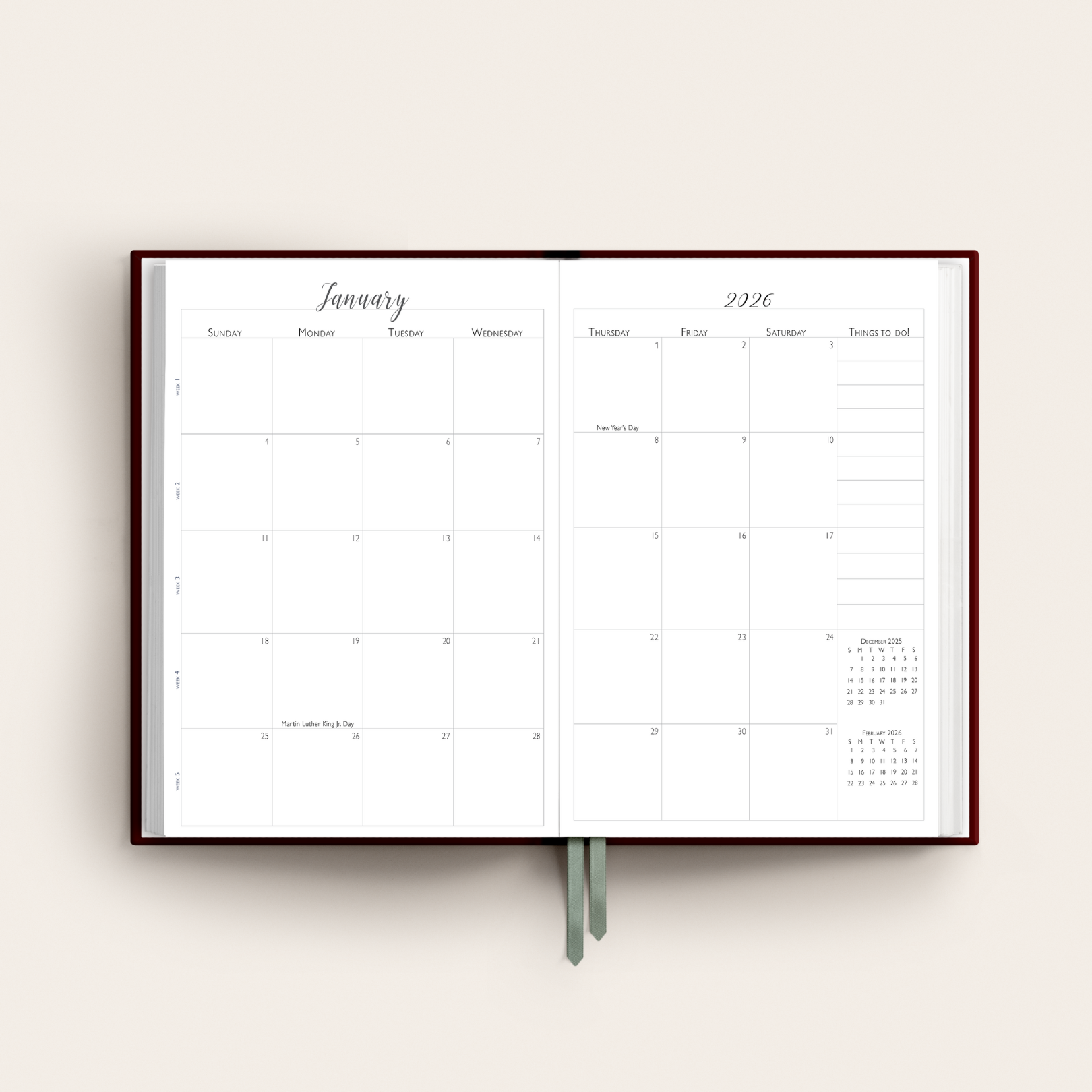 Planned and Proper–12-Month Weekly & Daily Planners to Inspire Success